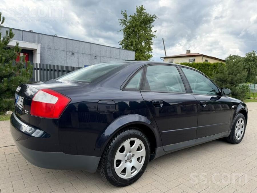 Zils Audi A4 2002 Rīga, ar dzinēja tilpumu 2.00 L un nobraukumu 209 tūkst. km par 1150 €, foto 9 vietnē AUTOMOTO.COM.LV