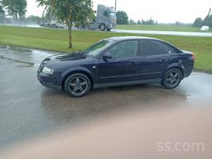 Blue Audi A4 2002 in Saldus, with an engine capacity of 1.90 L and mileage of 297 thousand km for 2100 €, photo  on AUTOMOTO.COM.LV