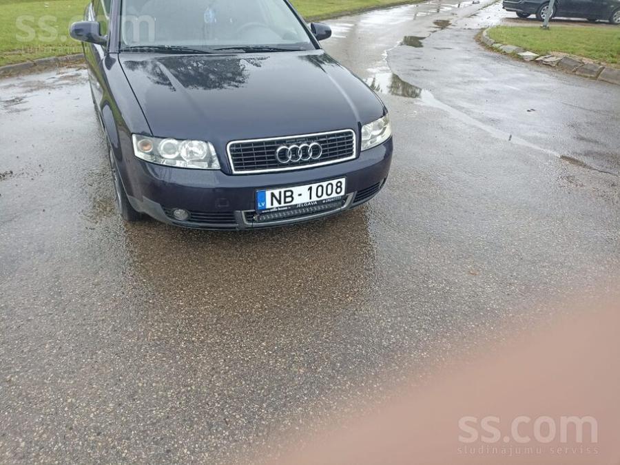 Blue Audi A4 2002 in Saldus, with an engine capacity of 1.90 L and mileage of 297 thousand km for 2100 €, photo 3 on AUTOMOTO.COM.LV