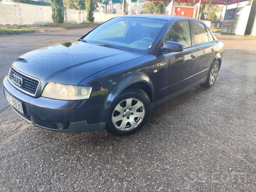 Blue Audi A4 2002 in Liepaja, with an engine capacity of 1.90 L and mileage of 340 thousand km for 950 €, photo 1 on AUTOMOTO.COM.LV