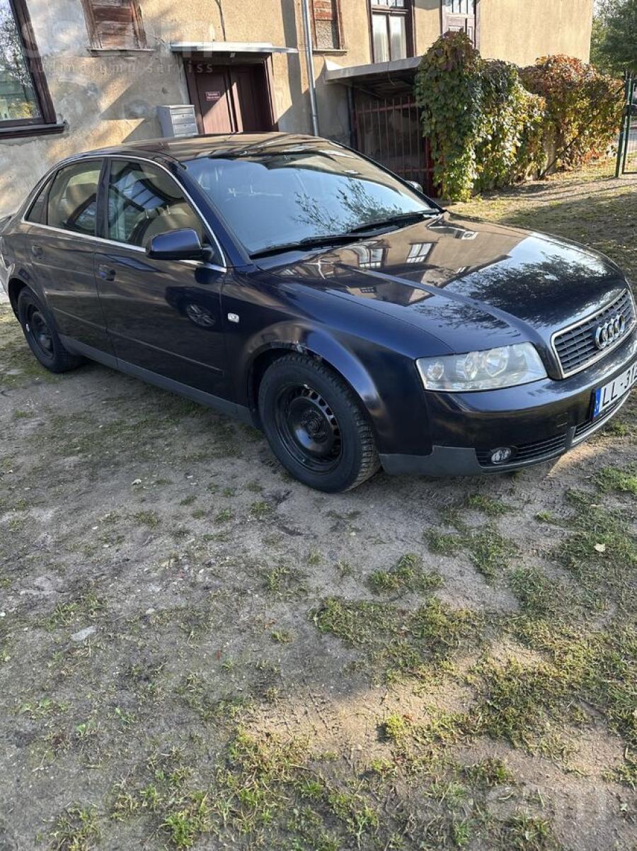 Blue Audi A4 2002 in Jelgava, with an engine capacity of 1.90 L and mileage of 317 thousand km for 650 €, photo 3 on AUTOMOTO.COM.LV