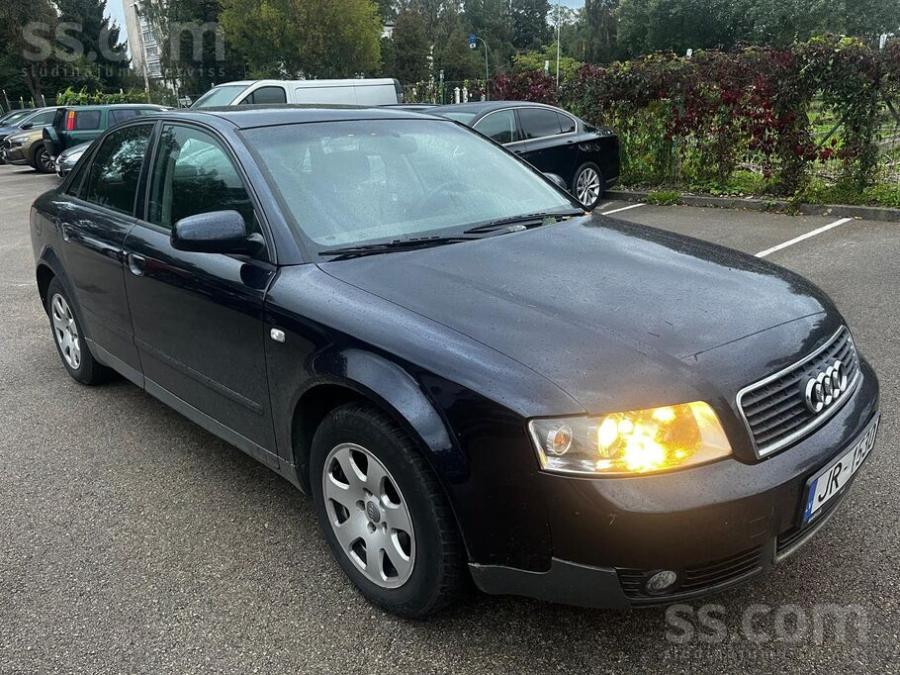 Blue Audi A4 2002 in Riga, with an engine capacity of 2.00 L and mileage of 217 thousand km for 1950 €, photo 1 on AUTOMOTO.COM.LV