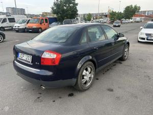 Blue Audi A4 2003 in Vilnius, with an engine capacity of 2.39 L and mileage of 262 thousand km for 850 €, photo 6 on AUTOMOTO.COM.LV
