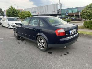 Blue Audi A4 2003 in Vilnius, with an engine capacity of 2.39 L and mileage of 262 thousand km for 850 €, photo 8 on AUTOMOTO.COM.LV