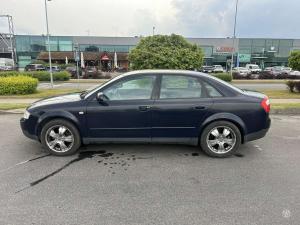 Blue Audi A4 2003 in Vilnius, with an engine capacity of 2.39 L and mileage of 262 thousand km for 850 €, photo 9 on AUTOMOTO.COM.LV