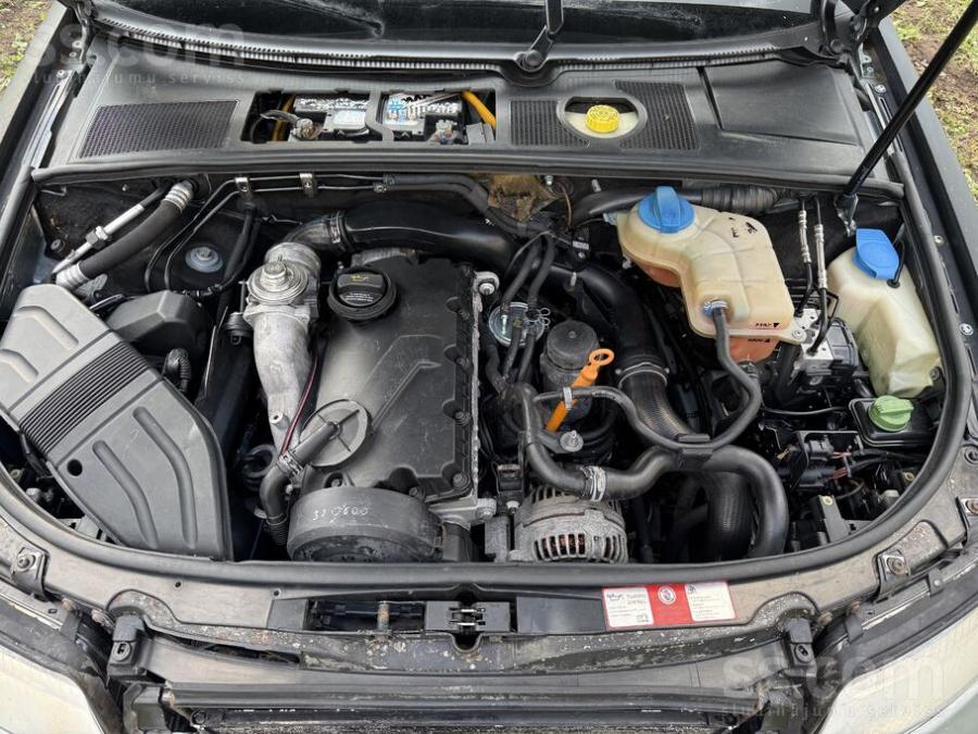 Blue Audi A4 2003 in Riga, with an engine capacity of 1.90 L and mileage of 461 thousand km for 800 €, photo 8 on AUTOMOTO.COM.LV