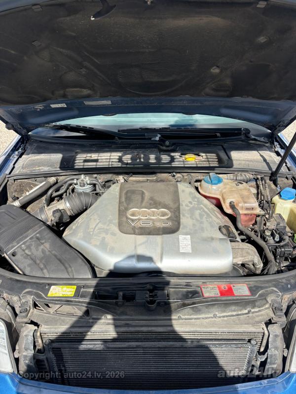 Blue Audi A4 2003 in Tallinn, with an engine capacity of 2.50 L and mileage of 329 thousand km for 950 €, photo 7 on AUTOMOTO.COM.LV