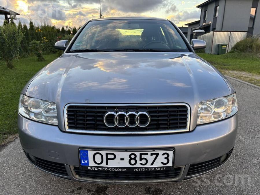 Zils Audi A4 2003 Rīga, ar dzinēja tilpumu 1.90 L un nobraukumu 285 tūkst. km par 3090 €, foto 3 vietnē AUTOMOTO.COM.LV