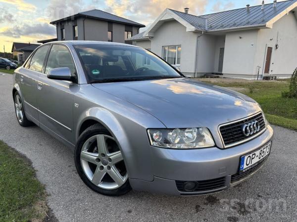 Blue Audi A4 2003 in Riga, with an engine capacity of 1.90 L and mileage of 285 thousand km for 3090 €, photo 3 on AUTOMOTO.COM.LV
