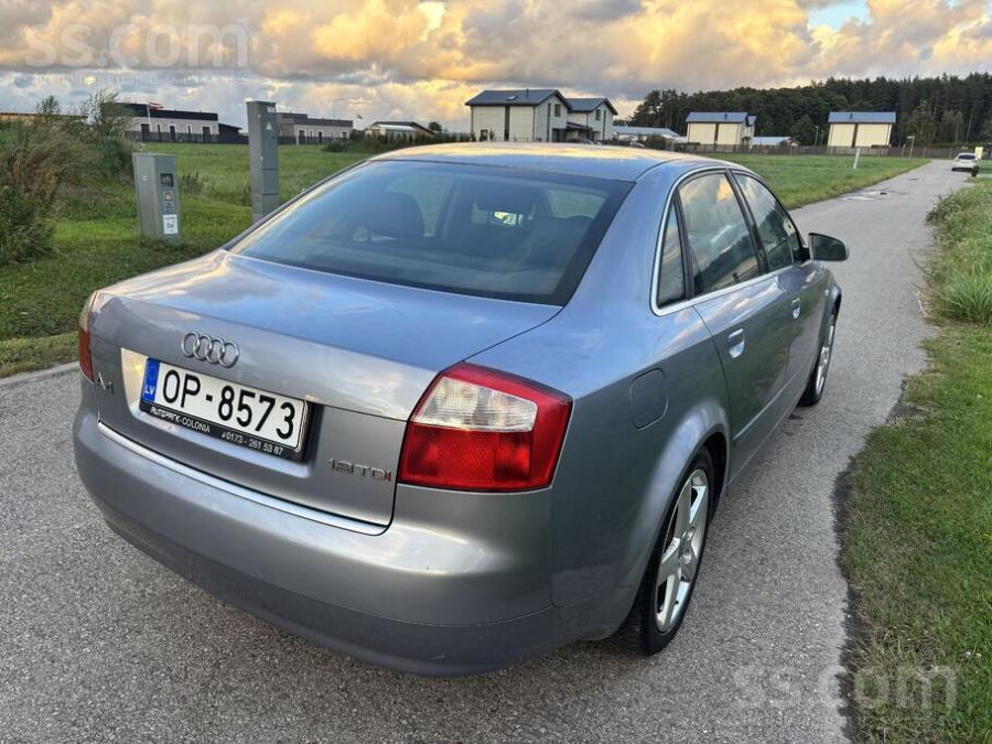 Zils Audi A4 2003 Rīga, ar dzinēja tilpumu 1.90 L un nobraukumu 285 tūkst. km par 3090 €, foto 5 vietnē AUTOMOTO.COM.LV