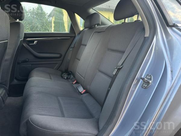 Blue Audi A4 2003 in Riga, with an engine capacity of 1.90 L and mileage of 285 thousand km for 3090 €, photo 10 on AUTOMOTO.COM.LV