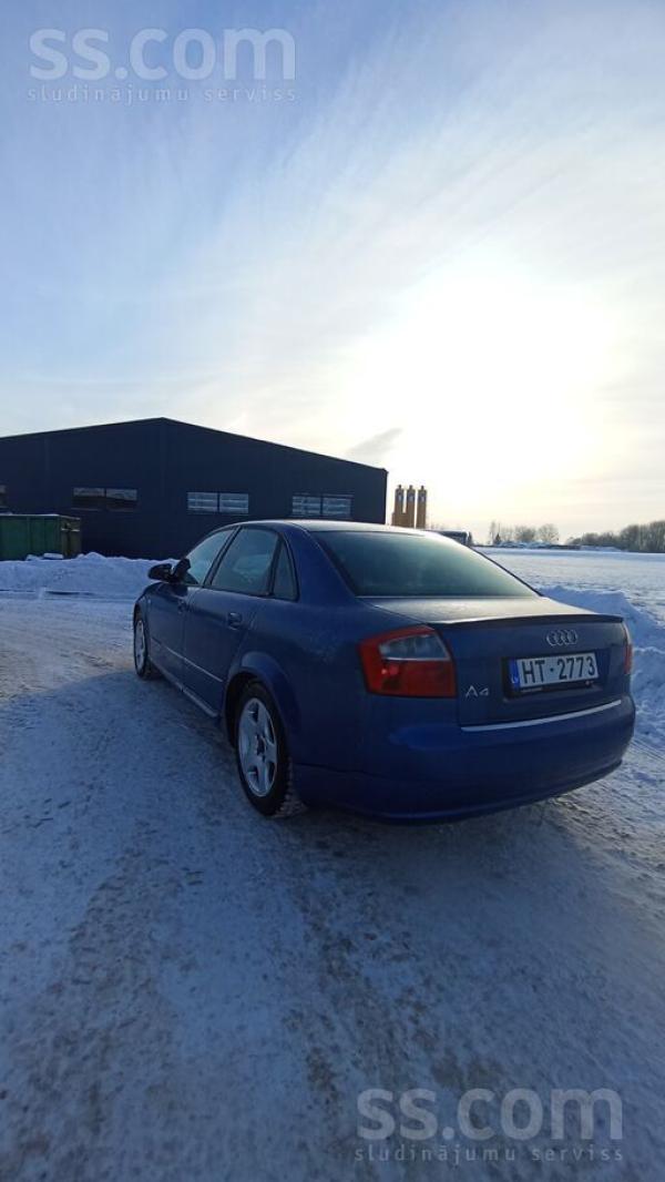 Zils Audi A4 2004 Saldus, ar dzinēja tilpumu 1.90 L un nobraukumu 391 tūkst. km par 2000 €, foto 1 vietnē AUTOMOTO.COM.LV
