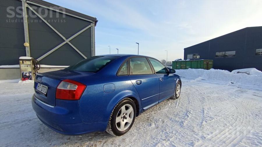 Blue Audi A4 2004 in Saldus, with an engine capacity of 1.90 L and mileage of 391 thousand km for 2000 €, photo 3 on AUTOMOTO.COM.LV