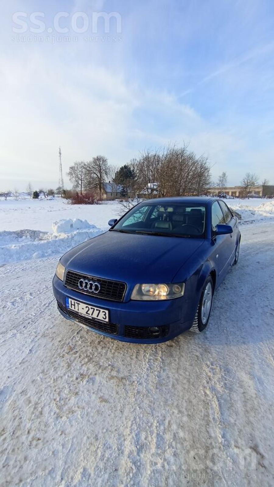 Blue Audi A4 2004 in Saldus, with an engine capacity of 1.90 L and mileage of 391 thousand km for 2000 €, photo 7 on AUTOMOTO.COM.LV