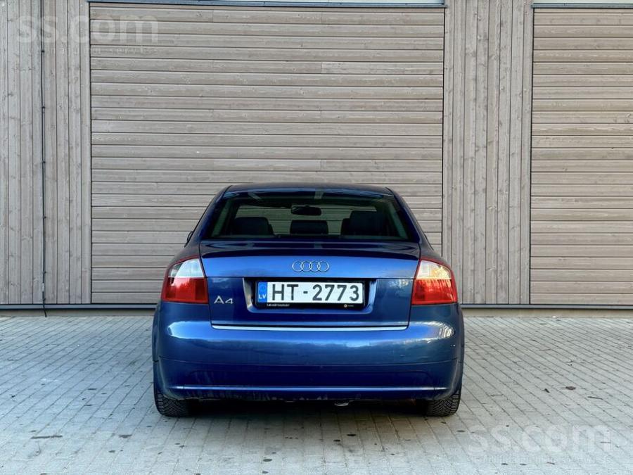 Zils Audi A4 2004 Jelgava, ar dzinēja tilpumu 1.90 L un nobraukumu 395 tūkst. km par 1800 €, foto 5 vietnē AUTOMOTO.COM.LV
