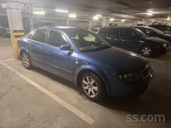 Blue Audi A4 2004 in Riga, with an engine capacity of 1.90 L and mileage of 320 thousand km for 2000 €, photo 1 on AUTOMOTO.COM.LV