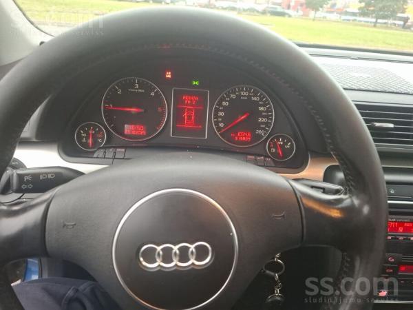Blue Audi A4 2004 in Riga, with an engine capacity of 1.90 L and mileage of 320 thousand km for 2000 €, photo 2 on AUTOMOTO.COM.LV