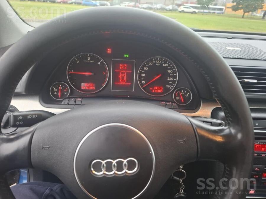Blue Audi A4 2004 in Riga, with an engine capacity of 1.90 L and mileage of 320 thousand km for 2000 €, photo 4 on AUTOMOTO.COM.LV