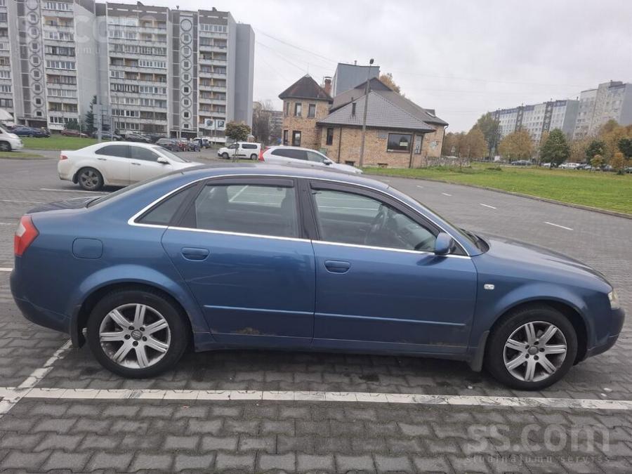 Blue Audi A4 2004 in Riga, with an engine capacity of 1.90 L and mileage of 320 thousand km for 2000 €, photo 13 on AUTOMOTO.COM.LV