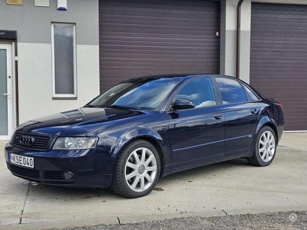 Blue Audi A4 2004 in Vilnius, with an engine capacity of 2.50 L and mileage of 350 thousand km for 3200 €, photo 10 on AUTOMOTO.COM.LV