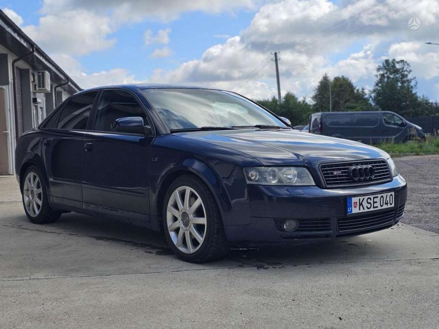 Blue Audi A4 2004 in Vilnius, with an engine capacity of 2.50 L and mileage of 350 thousand km for 3200 €, photo 46 on AUTOMOTO.COM.LV
