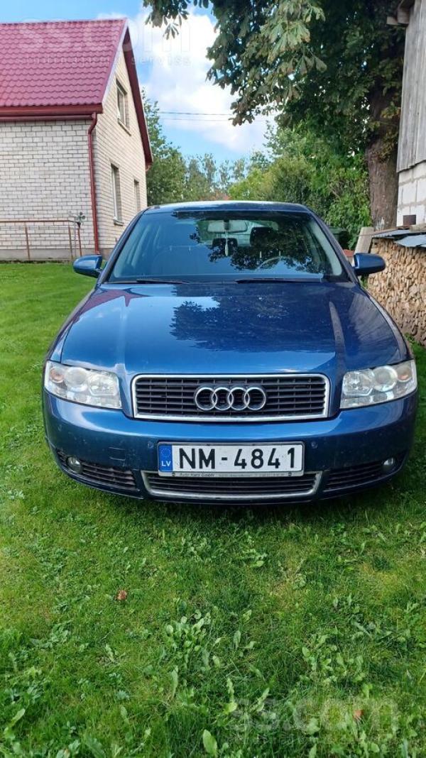 Blue Audi A4 2004 in Limbazi, with an engine capacity of 2.00 L and mileage of 193 thousand km for 650 €, photo 1 on AUTOMOTO.COM.LV