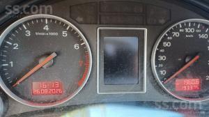 Blue Audi A4 2004 in Limbazi, with an engine capacity of 2.00 L and mileage of 193 thousand km for 650 €, photo 15 on AUTOMOTO.COM.LV