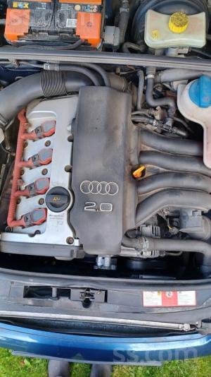 Blue Audi A4 2004 in Limbazi, with an engine capacity of 2.00 L and mileage of 193 thousand km for 650 €, photo 18 on AUTOMOTO.COM.LV