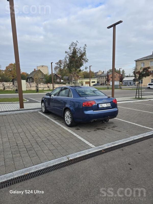 Blue Audi A4 2005 in Rezekne, with an engine capacity of 1.90 L and mileage of 255 thousand km for 2500 €, photo 11 on AUTOMOTO.COM.LV