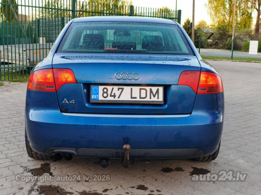 Zils Audi A4 2005 Tartu, ar dzinēja tilpumu 1.90 L un nobraukumu 0 tūkst. km par 1499 €, foto 6 vietnē AUTOMOTO.COM.LV