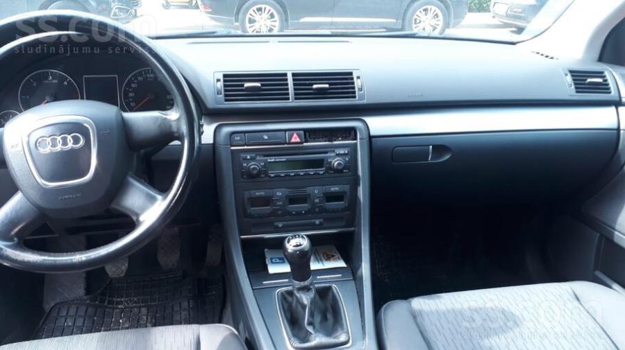 Blue Audi A4 2005 in Riga, with an engine capacity of 2.00 L and mileage of 253 thousand km for 2500 €, photo 6 on AUTOMOTO.COM.LV