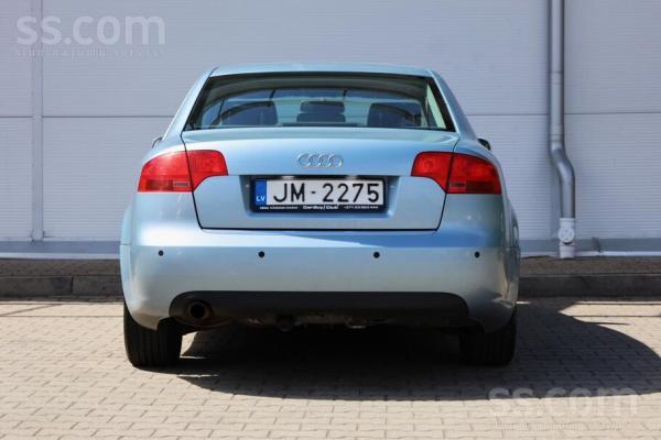 Blue Audi A4 2005 in Riga, with an engine capacity of 2.00 L and mileage of 0 thousand km for 1995 €, photo 6 on AUTOMOTO.COM.LV