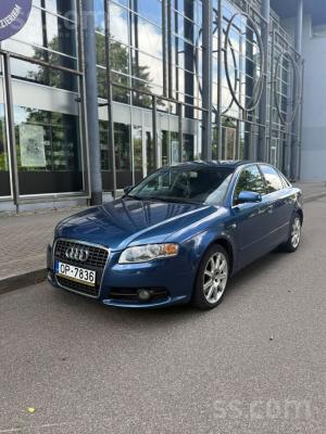 Blue Audi A4 2005 in Riga, with an engine capacity of 3.00 L and mileage of 0 thousand km for 3700 €, photo  on AUTOMOTO.COM.LV