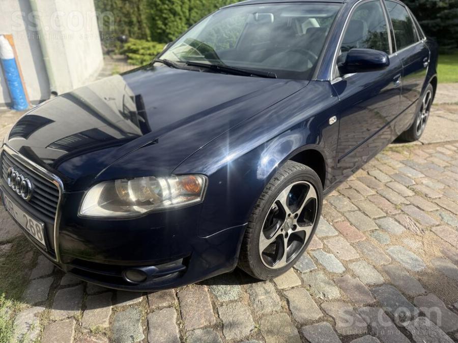 Синий Ауди А4 2005 в Рига, объемом двигателя 2.00 л и пробегом 254 тыс. км за 3280 €, фото 1 на AUTOMOTO.COM.LV