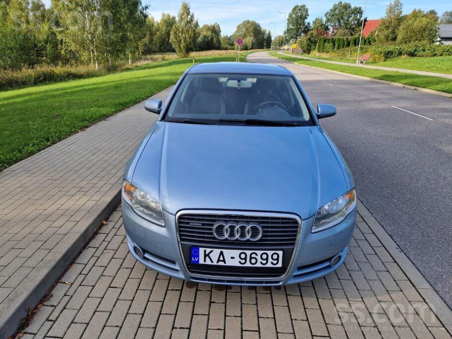 Blue Audi A4 2005 in Limbazi, with an engine capacity of 1.80 L and mileage of 293 thousand km for 3180 €, photo 3 on AUTOMOTO.COM.LV