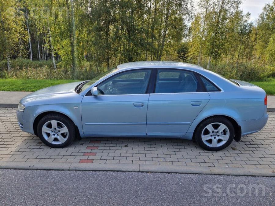 Blue Audi A4 2005 in Limbazi, with an engine capacity of 1.80 L and mileage of 293 thousand km for 3180 €, photo 7 on AUTOMOTO.COM.LV
