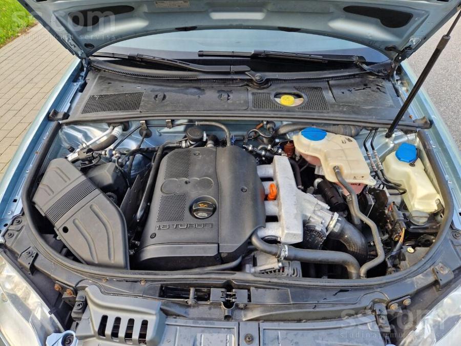 Blue Audi A4 2005 in Limbazi, with an engine capacity of 1.80 L and mileage of 293 thousand km for 3180 €, photo 8 on AUTOMOTO.COM.LV