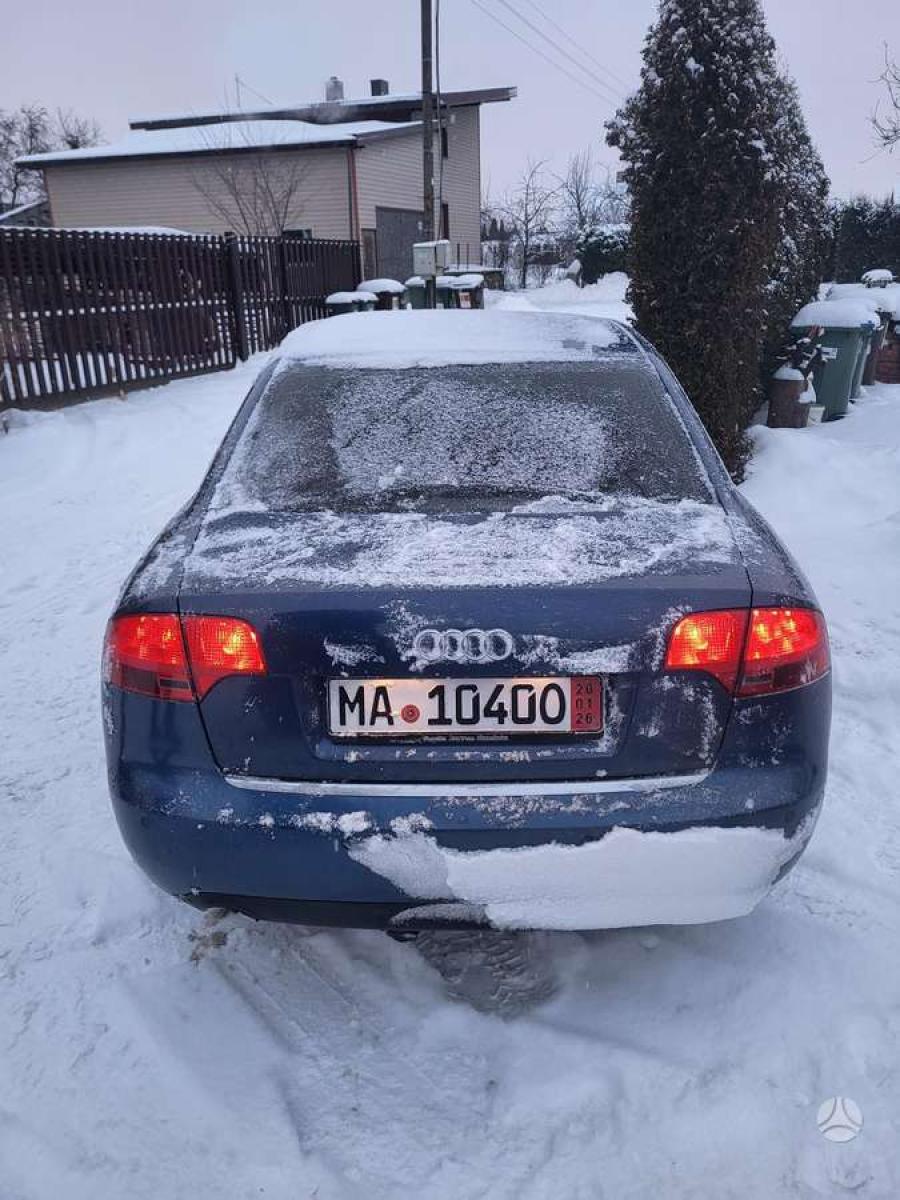 Zils Audi A4 2006 Raseiniai, ar dzinēja tilpumu 2.00 L un nobraukumu 231 tūkst. km par 2200 €, foto 6 vietnē AUTOMOTO.COM.LV