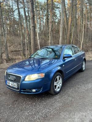 Blue Audi A4 2006 in Riga, with an engine capacity of 2.00 L and mileage of 350 thousand km for 2900 €, photo  on AUTOMOTO.COM.LV