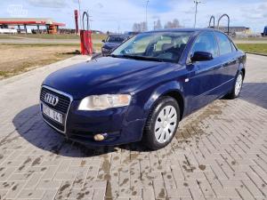 Blue Audi A4 2006 in Mazeikiai, with an engine capacity of 2.00 L and mileage of 290 thousand km for 1980 €, photo  on AUTOMOTO.COM.LV