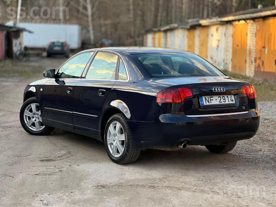 Blue Audi A4 2006 in Riga, with an engine capacity of 1.60 L and mileage of 290 thousand km for 2900 €, photo 6 on AUTOMOTO.COM.LV