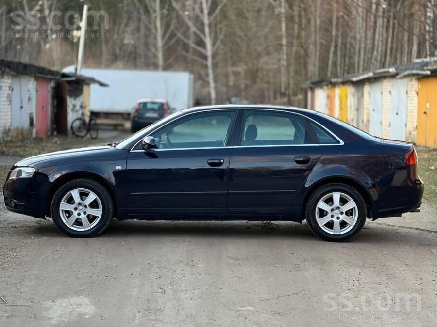 Blue Audi A4 2006 in Riga, with an engine capacity of 1.60 L and mileage of 290 thousand km for 2900 €, photo 7 on AUTOMOTO.COM.LV