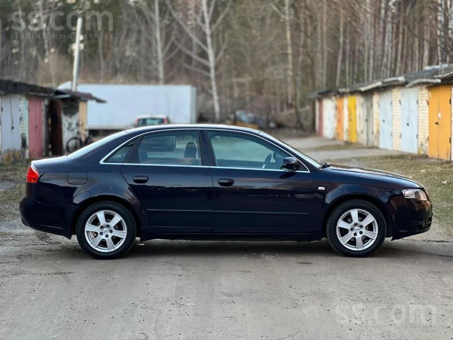 Blue Audi A4 2006 in Riga, with an engine capacity of 1.60 L and mileage of 290 thousand km for 2900 €, photo 8 on AUTOMOTO.COM.LV