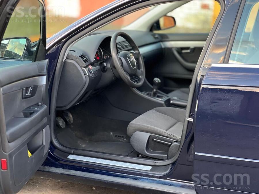 Blue Audi A4 2006 in Riga, with an engine capacity of 1.60 L and mileage of 290 thousand km for 2900 €, photo 9 on AUTOMOTO.COM.LV