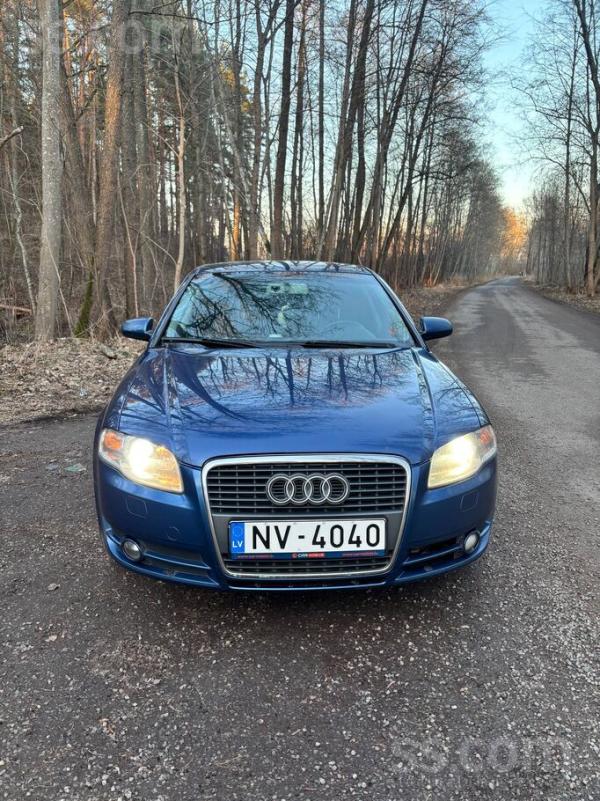 Blue Audi A4 2006 in Riga, with an engine capacity of 2.00 L and mileage of 350 thousand km for 2400 €, photo 3 on AUTOMOTO.COM.LV