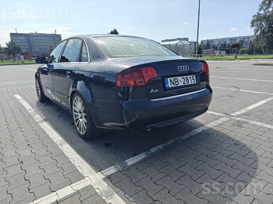 Blue Audi A4 2006 in Riga, with an engine capacity of 3.00 L and mileage of 388 thousand km for 2200 €, photo 5 on AUTOMOTO.COM.LV