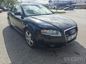 Zils Audi A4 2006 Rīga, ar dzinēja tilpumu 3.00 L un nobraukumu 389 tūkst. km par 1600 €, foto  vietnē AUTOMOTO.COM.LV