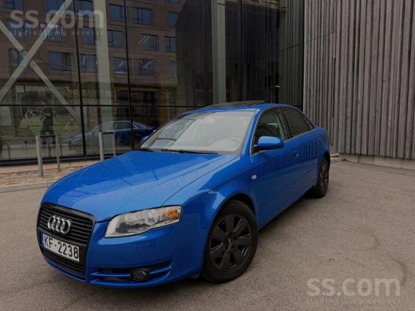 Синий Ауди А4 2006 в Рига, объемом двигателя 2.00 л и пробегом 375 тыс. км за 3100 €, фото 1 на AUTOMOTO.COM.LV