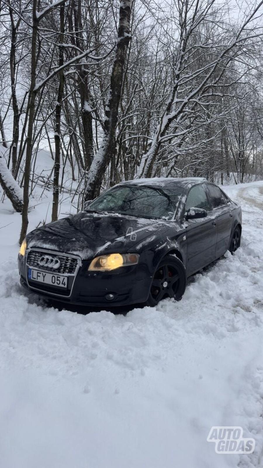 Blue Audi A4 2007 in Vilnius, with an engine capacity of 2.00 L and mileage of 335 thousand km for 1050 €, photo 1 on AUTOMOTO.COM.LV