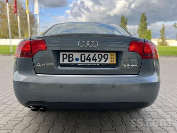 Zils Audi A4 2007 Jēkabpils, ar dzinēja tilpumu 2.00 L un nobraukumu 226 tūkst. km par 4500 €, foto 8 vietnē AUTOMOTO.COM.LV